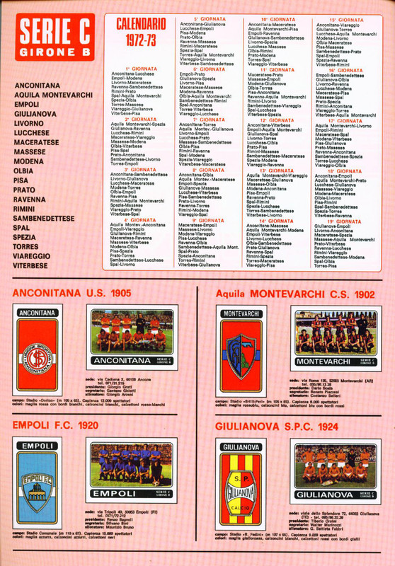 Album Panini Calciatori 1972 1973 54 — Postimages
