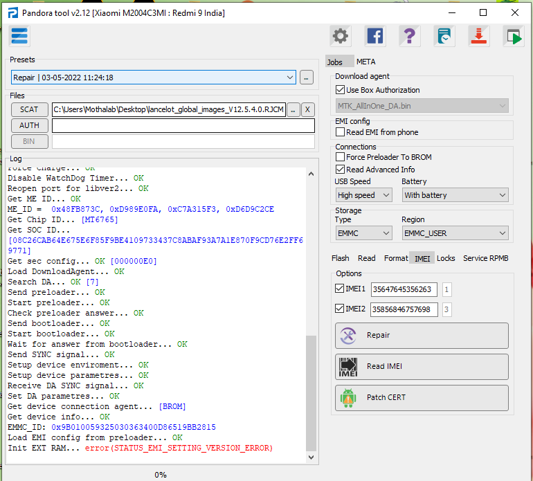redmi 9 init ext ram fail [Solved] - GSM-Forum