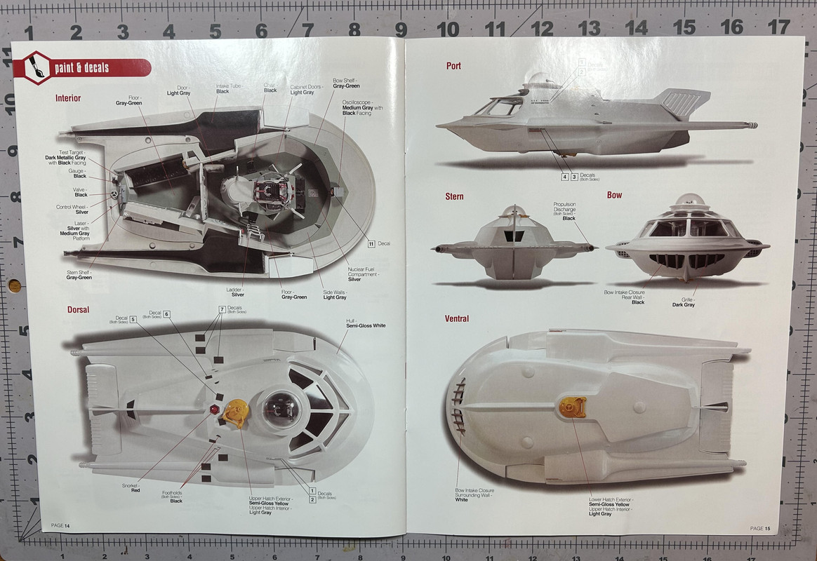 Progress Build of the Proteus Submarine from Fantastic Voyage-Separate ...