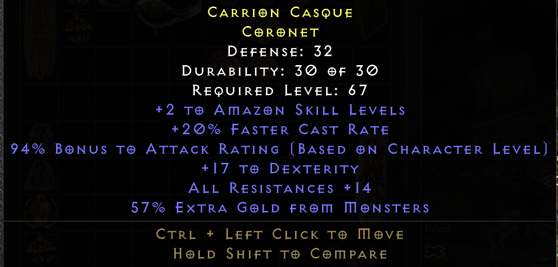 Looking For Some Zon Stuff - Topic - d2jsp