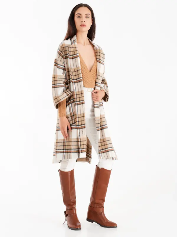 maglia incrociata a costine color cammello 6 cfm0010376003b117 5 2 ...