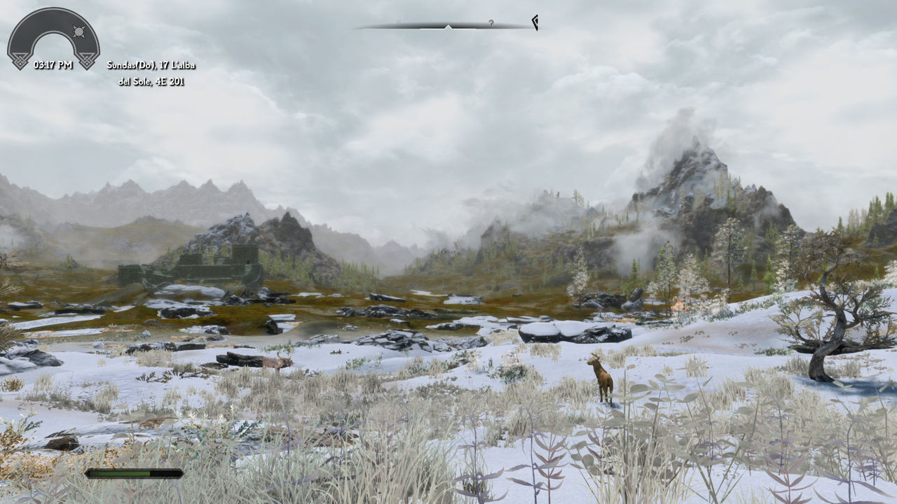 No snow in background using Seasons of Skyrim : r/skyrimmods