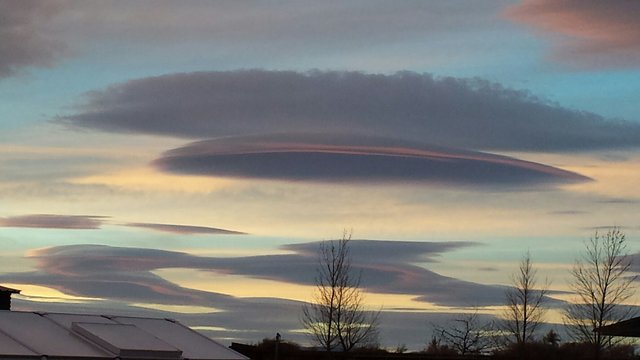 Weird cloud over Alaska's Lazy Mountain
