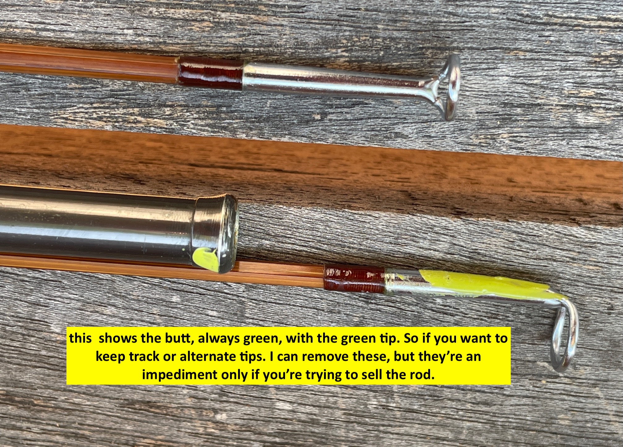 green tip and butt — Postimages