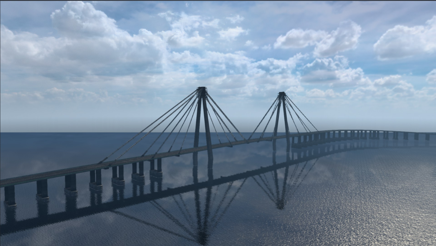 Incheon Bridge Incheon, South Kore — Postimages