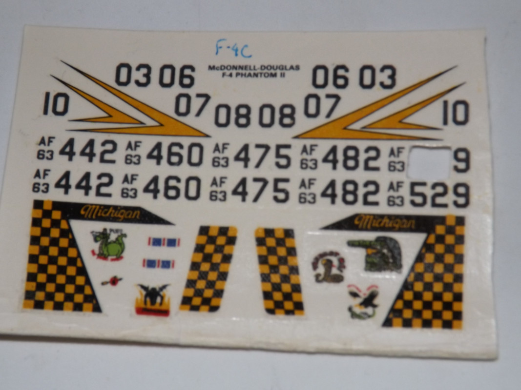 1/72nd decals for ANG F4C/D in the ADC gray scheme - Aircraft Cold War ...