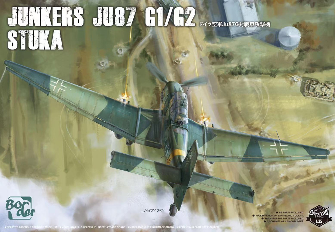 Border Model Ju87 G1 G Stuka 35th scale (1) — Postimages
