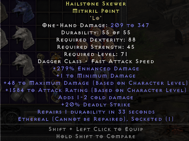 Cheap Fury Druid Erep Daggers - Topic - d2jsp