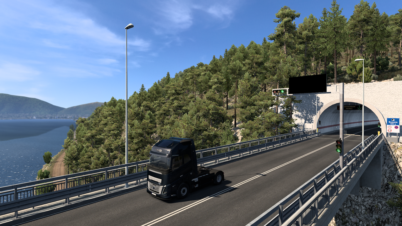 [West Balkans] - tunel sign gets broken after driving - SCS Software