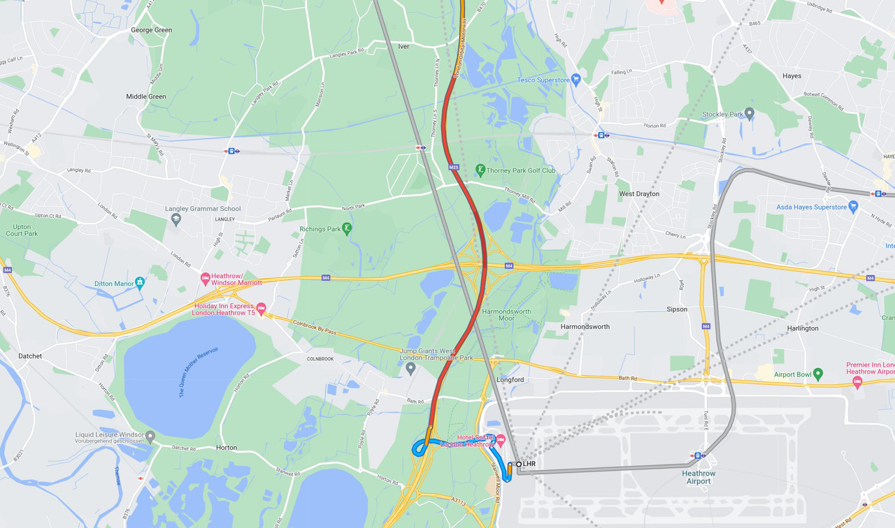 X-Plane 12: IFR (I follow roads ;-) ) EGLL to EGCC in winter - The X ...