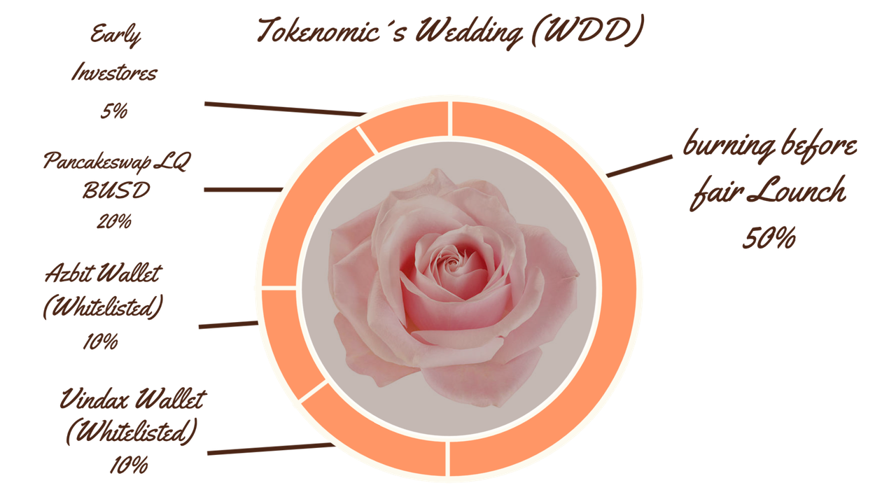 Tokenomics 1 Wedding WDD 0x8fa32aea6a4bb2f47770ace49f1d9399714b429c — Postimages