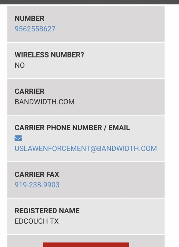Scam Alert - username gsk8273