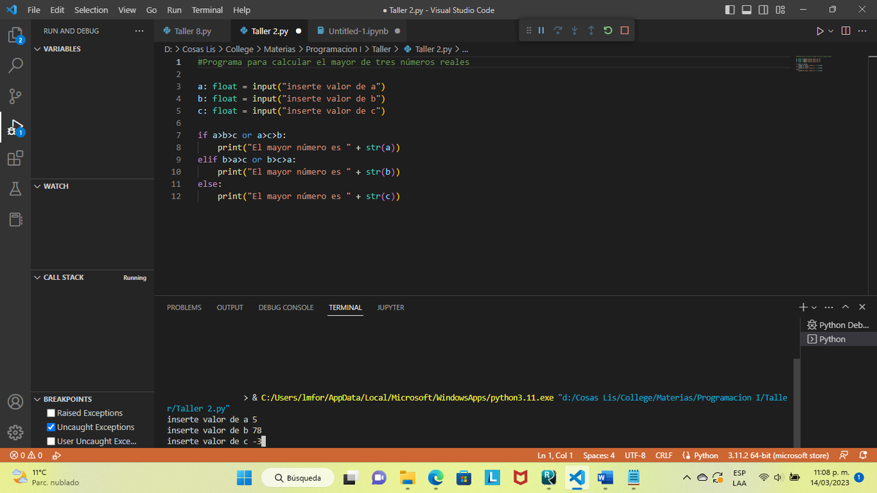 Insertando valores — Postimages