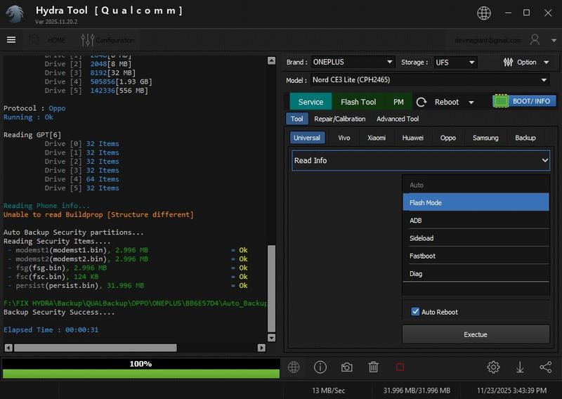 ONEPLUS Nord CE3 Lite (CPH2465) ANDRIOD 15 FRP REMOVE SUCCESS ONLY ...