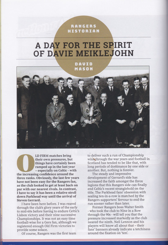 The great David Meiklejohn | FollowFollow.com