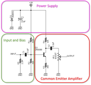 How to calculate input impedance on an EHX LPB-1 circuit