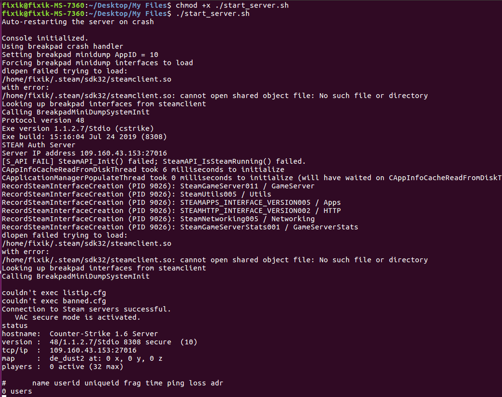 Linux Tutorial Setting Up A Counter Strike 16 Server Part 1 Tutorial And Tips Csbd Community