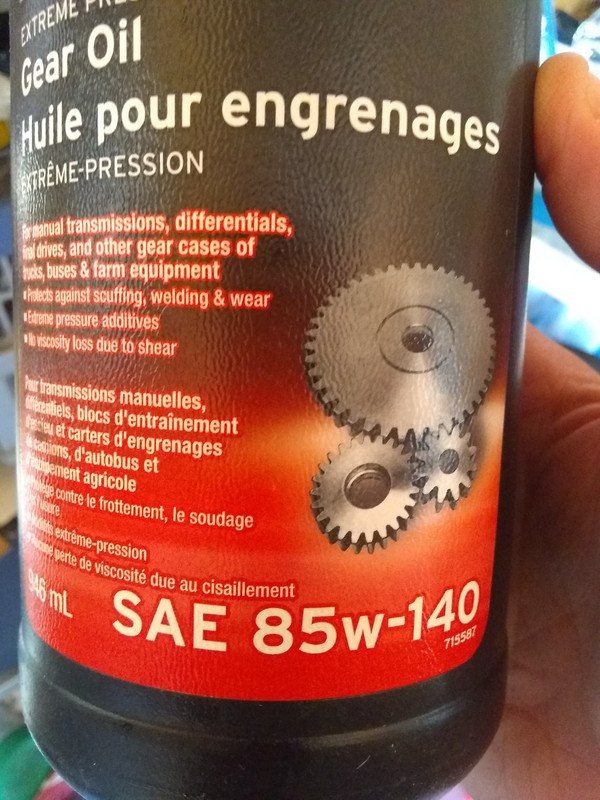 Modern Vespa : Final drive oil!?