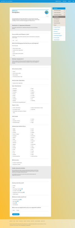 Guide to the new University of California application system : r ...