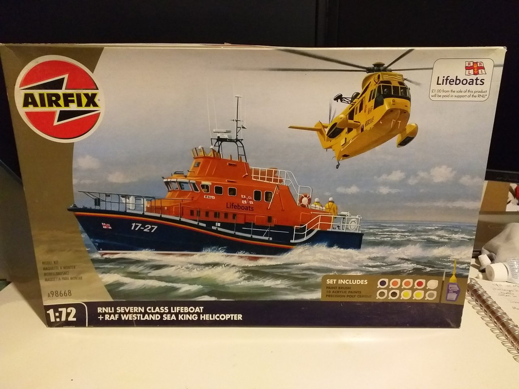 Small(ish) Ship in a Big Scale - Airfix 1/72 Lifeboat +Finished+ - Go ...