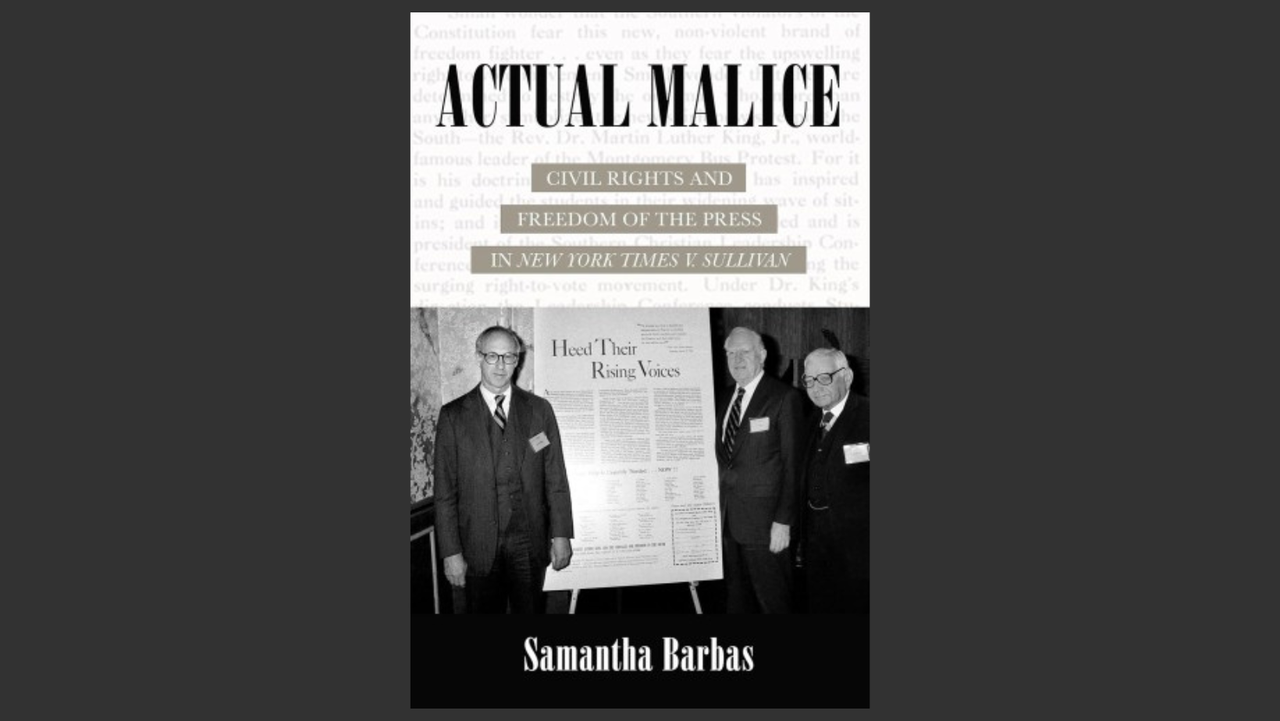 The case that revolutionized libel law: A review of Actual Malice | The Christian Century