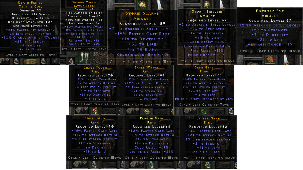 Gg Ghost Sin Main Gear - Topic - d2jsp