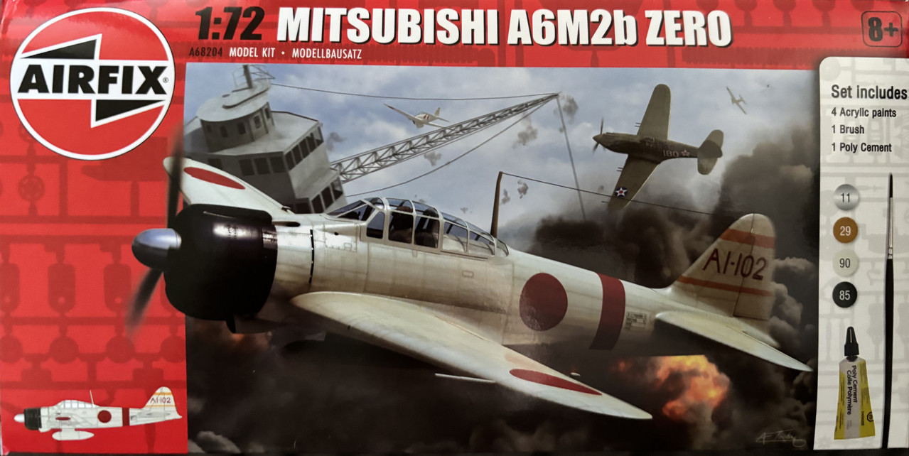 LIDL Airfix A6M2b Zero - what the hey - Finished - 25/26 New Year ...