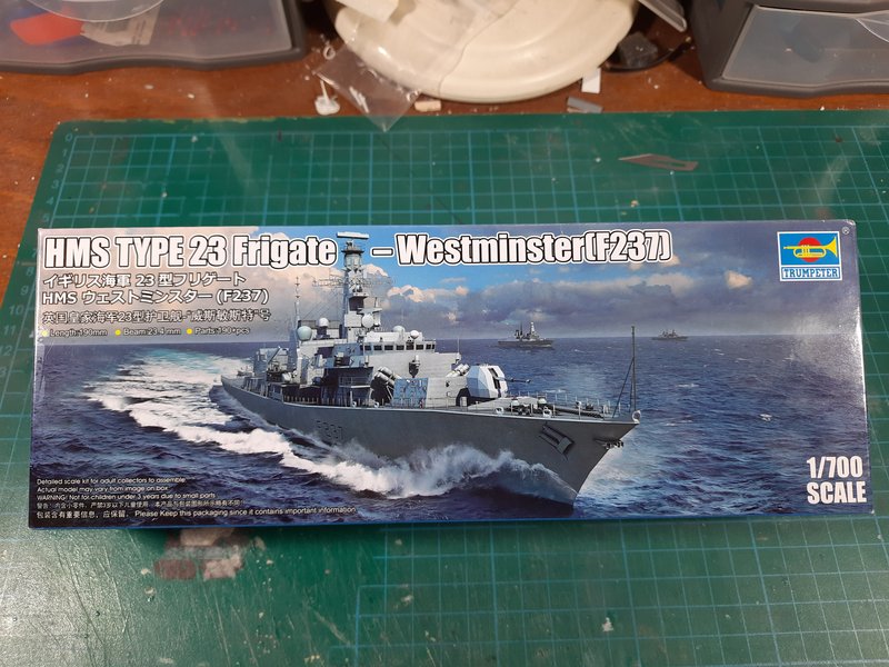 Trumpeter 1/700 HMS Westminster - Type 23 Frigate - Work in Progress ...