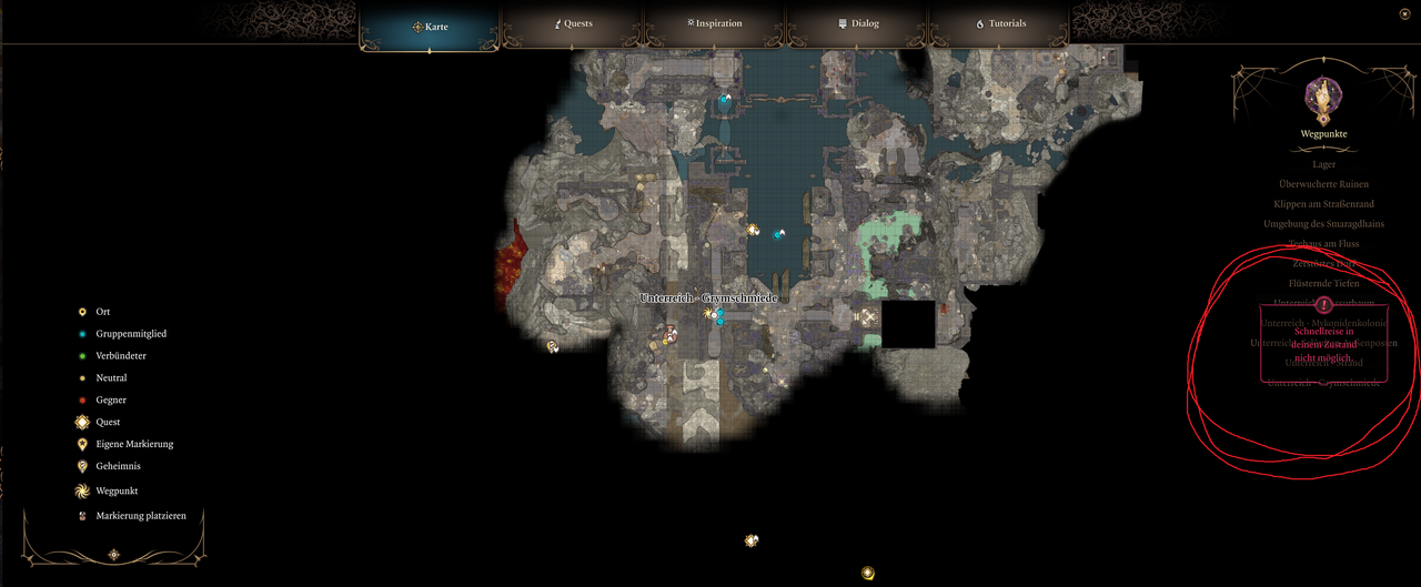 Cannot Fast Travel or long/short rest anymore - Larian Studios forums