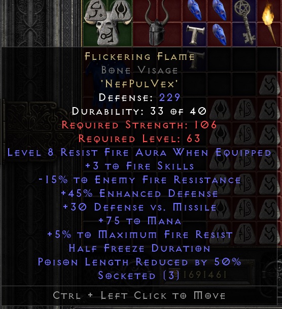 8hour Auction --- 100% Perf Flickering Flame - Topic - d2jsp