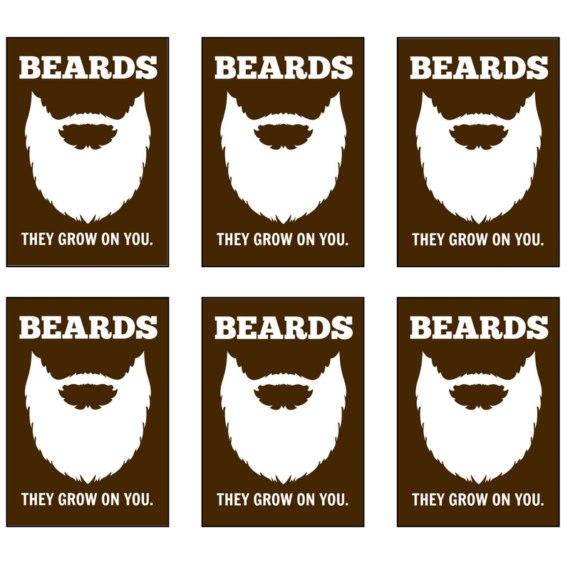 BEARD GROW ON YOU POSTCARD — Postimages