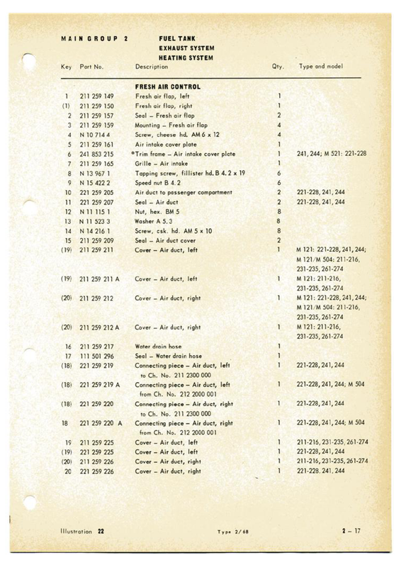 Early Baywindow Parts Book145 — Postimages