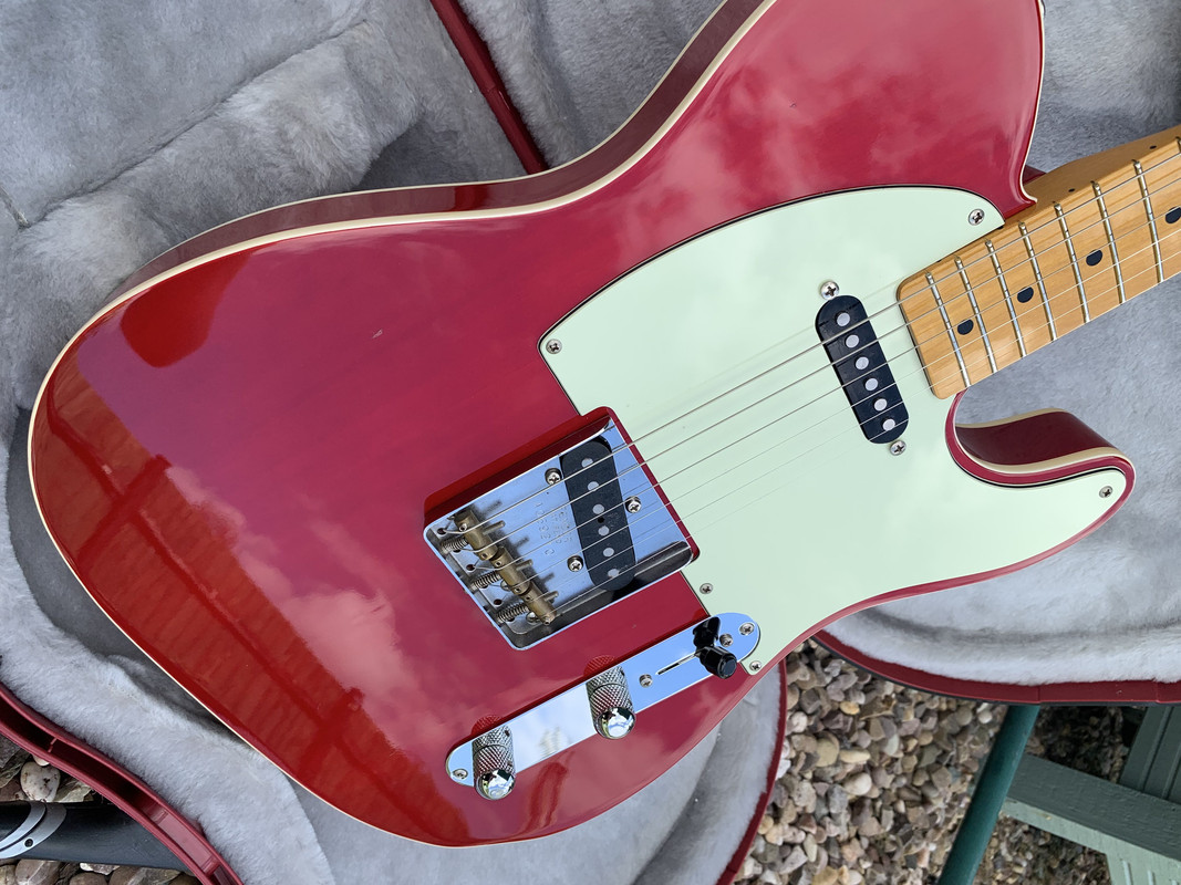 SOLD: 1990’s Fender MIJ Jerry Donahue signature Telecaster in red ...
