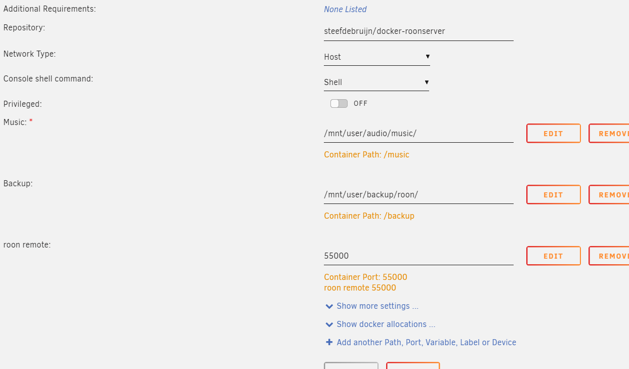 [Support] xthursdayx - RoonServer - Docker Containers - Unraid
