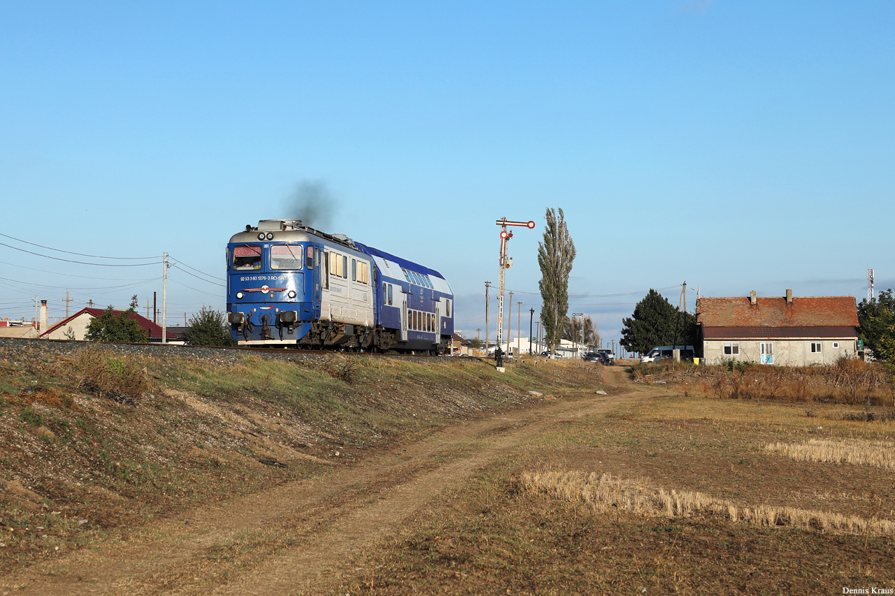 CFR 60 1376 Mihai Viteazu 14 10 2023 R 8654 Tulcea Medgidia Constanta ...