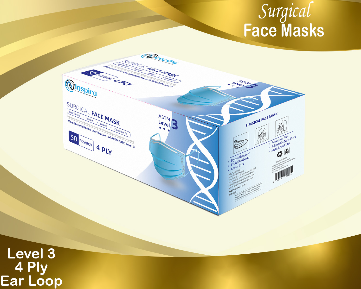 Inspira Mask Level 3 Gold — Postimages