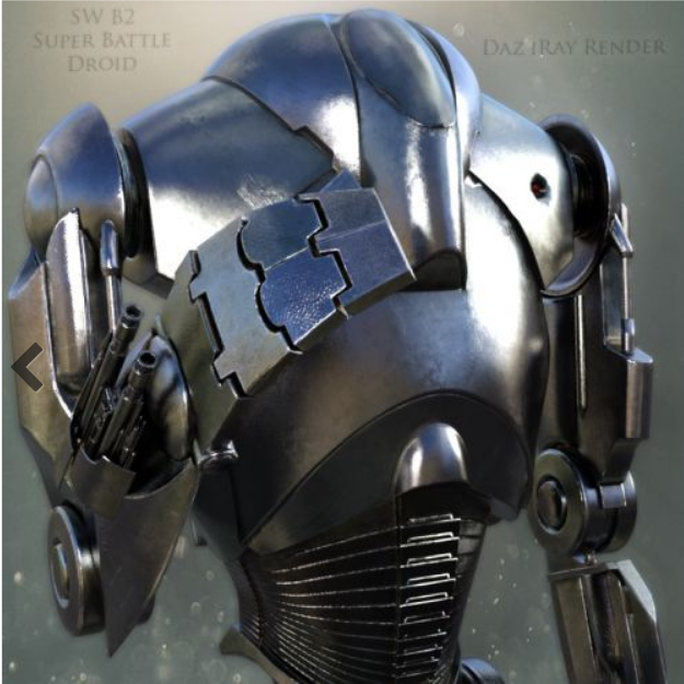 (FILLED 2023-07-28) SW B2 Super Battle Droid - Free Daz 3D Models