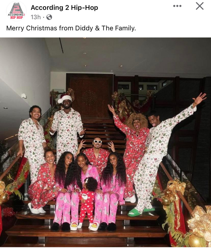 Merry Christmas From Diddy & The Family.