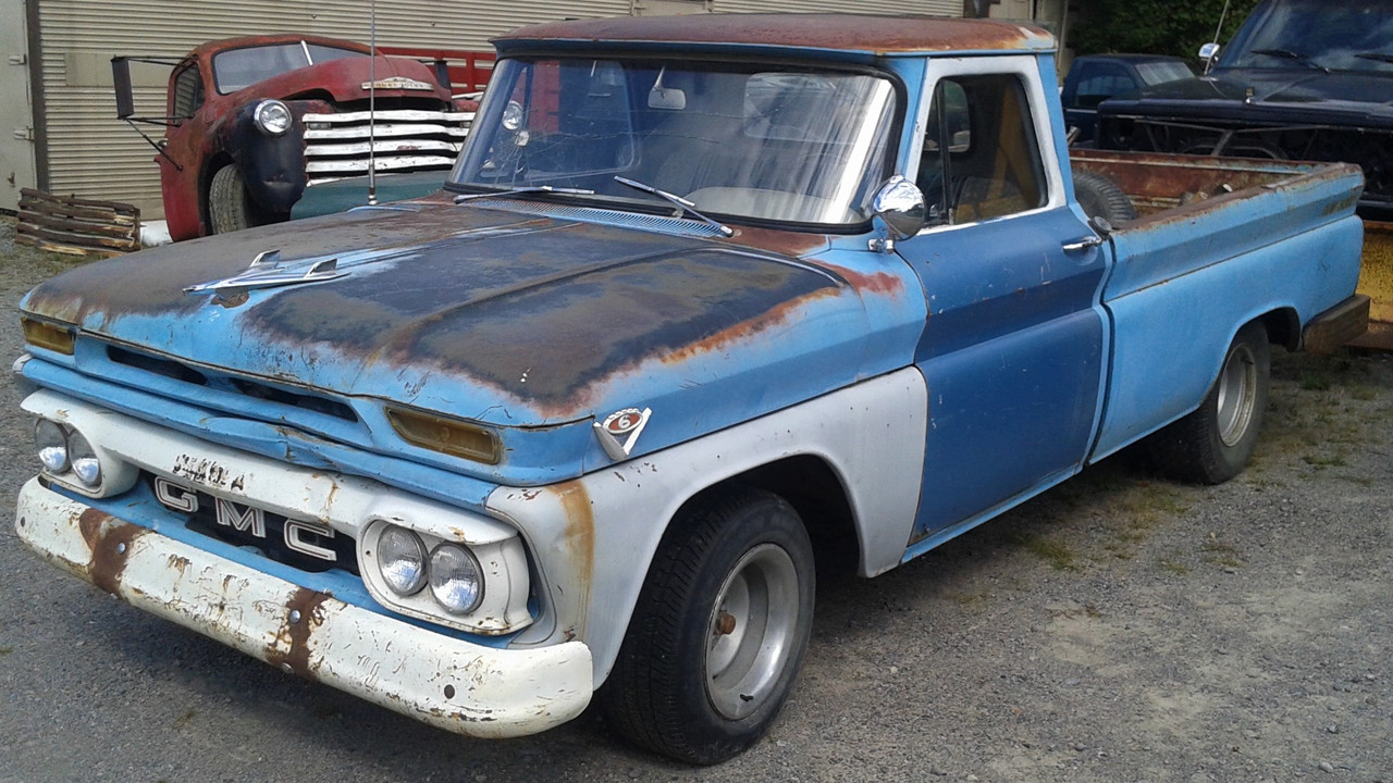 14) '64 '66 GMC half ton v6 — Postimages