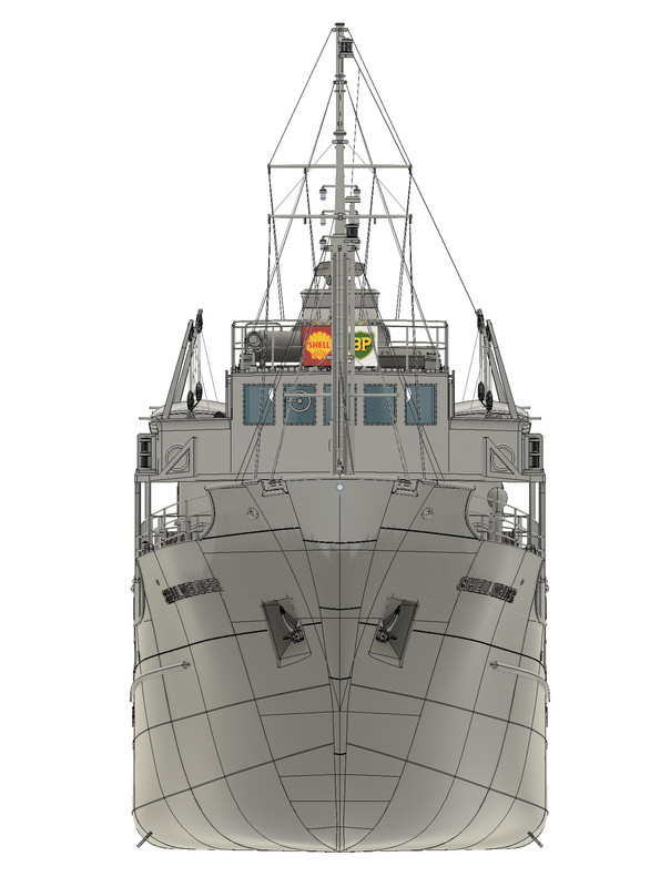 Shell Welder - 1955 - UK Tanker Coaster - 3D Print - 1/100 - Page 4 ...