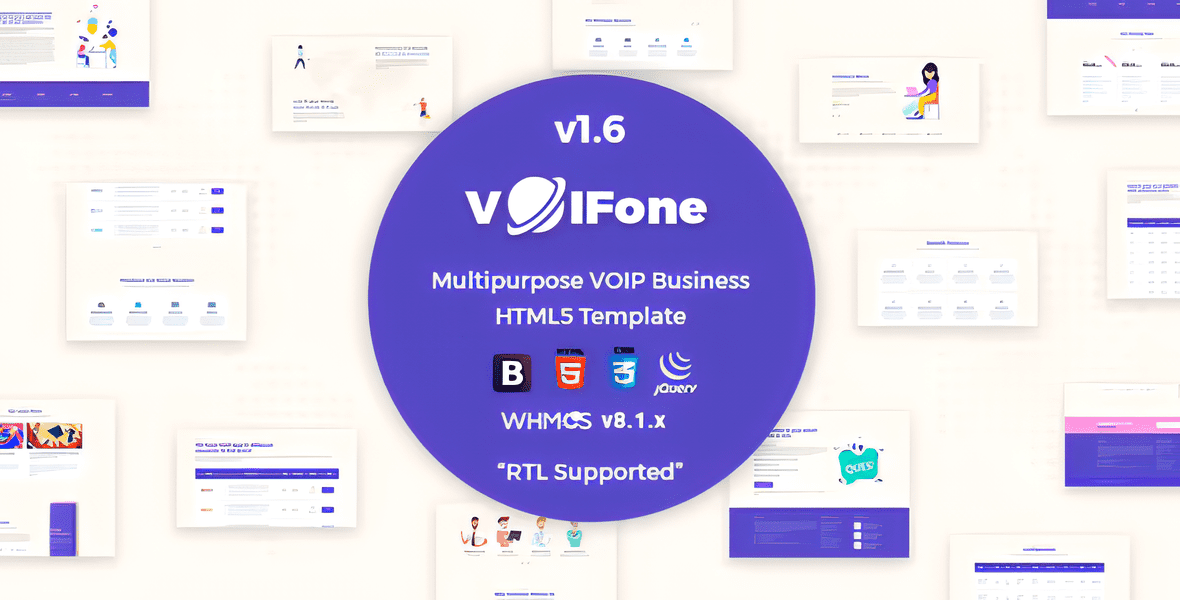 Voifone - Multipurpose VOIP Business HTML5 Template – Bliter GPL