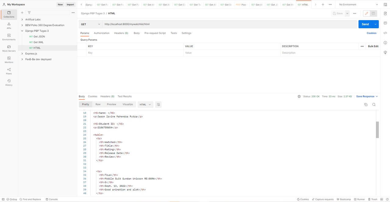 Postman HTML — Postimages