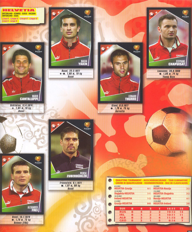 Album UEFA Euro 2004 Portugal Panini 25 — Postimages