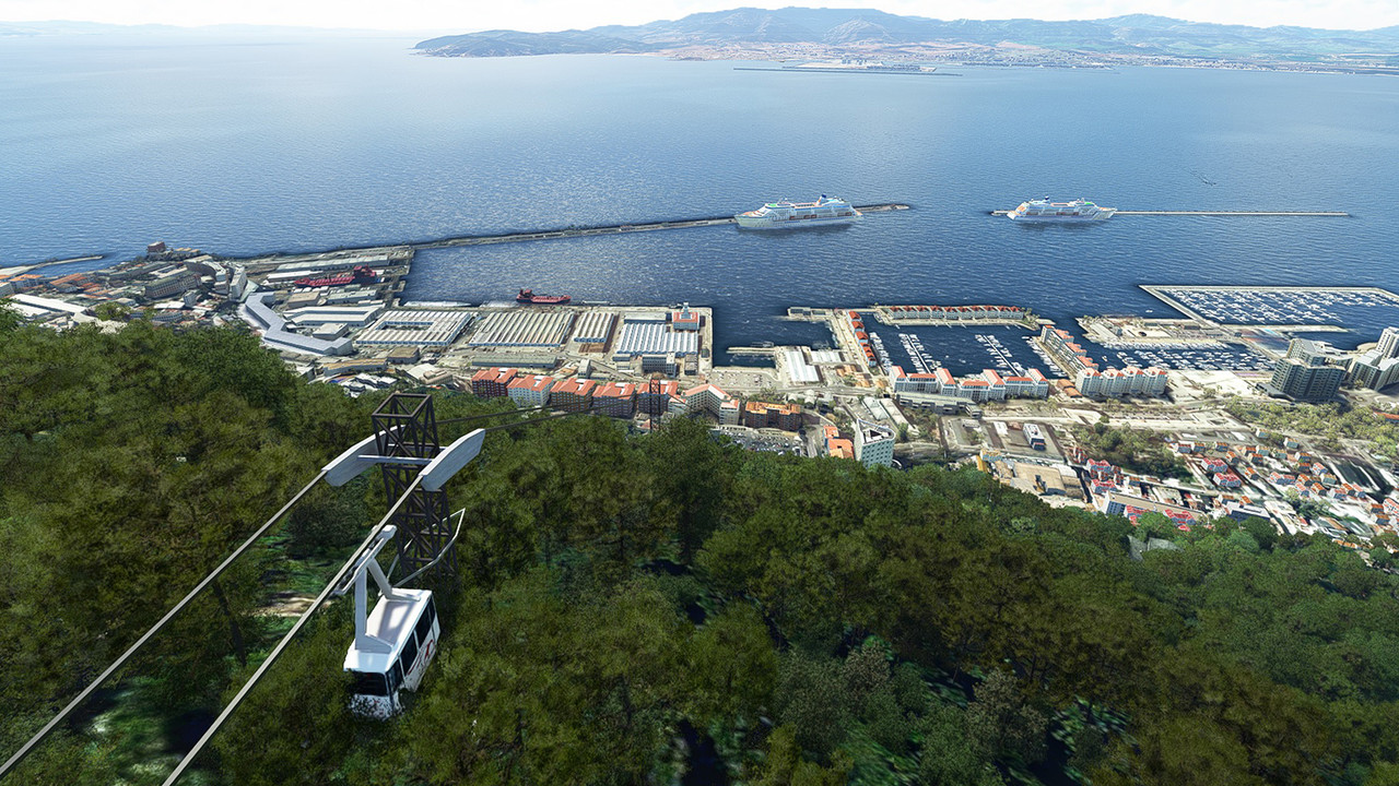 More lifelike views on Gibraltar - The AVSIM Screen Shots Forum - The AVSIM Community