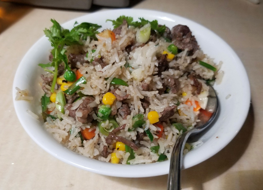 Around the World in Fried Rice - Middle Eastern Lamb