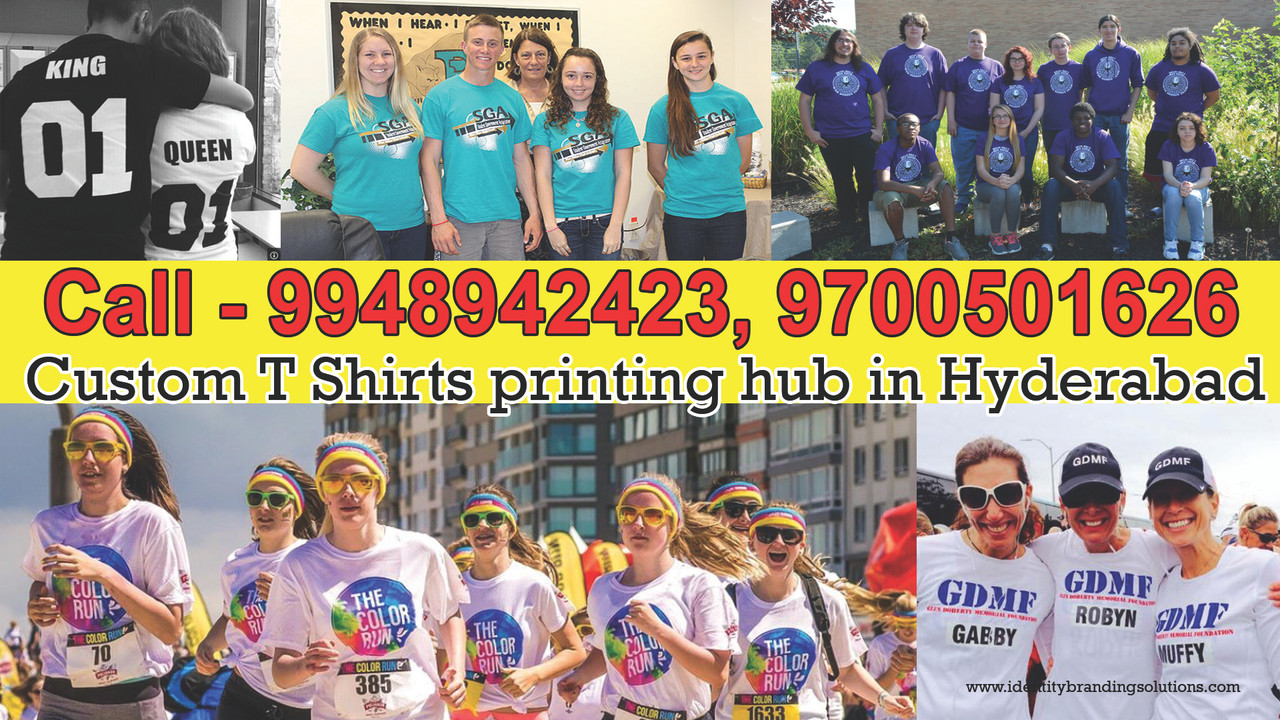 Custom T Shirts Printing in Amritsar, Bathinda, Dinanagar, Jalan ...