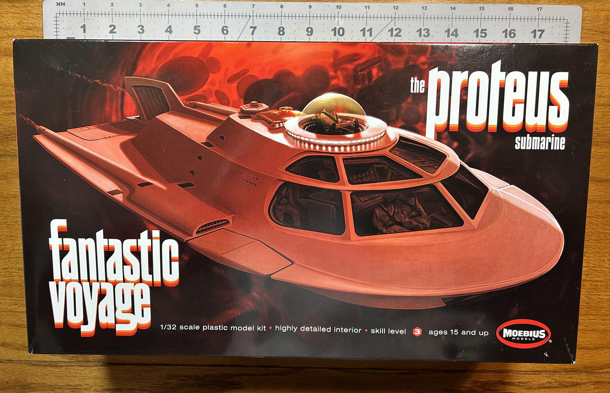 Progress Build of the Proteus Submarine from Fantastic Voyage-Separate ...