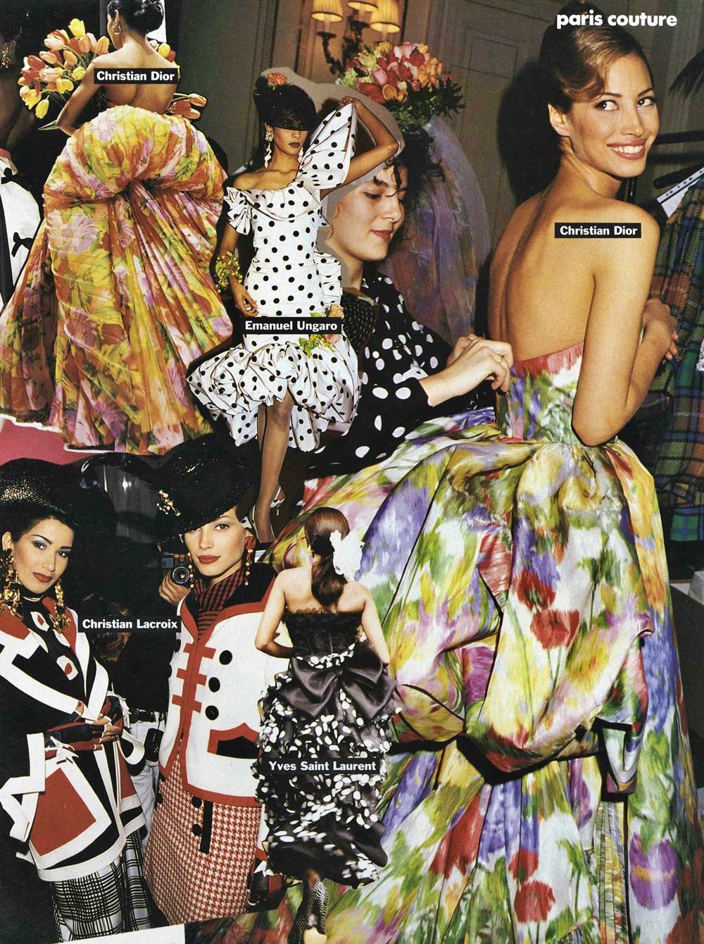 "Paris Couture" Vogue US April 1992 | Lipstick Alley