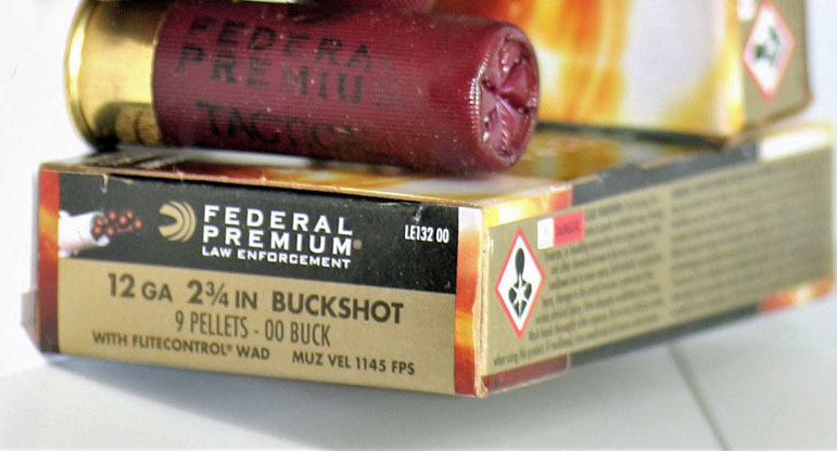 RARE 12ga FEDERAL LE TACTICAL PREMIUM 12 GAUGE 00 BUCK 12ga LE 9 Pellet ...