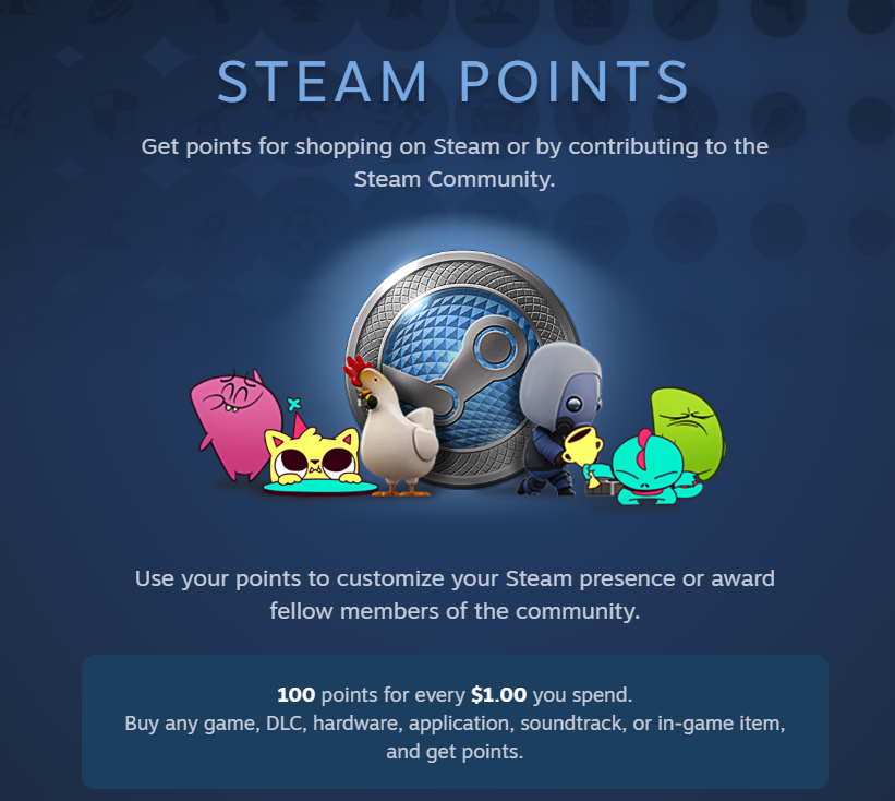 steam points — Postimages